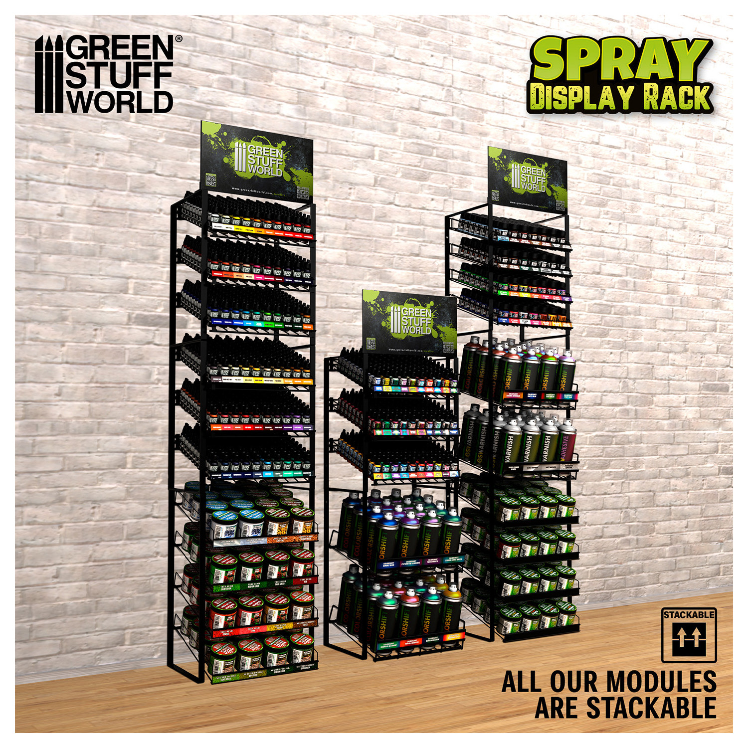 Spray Effects Retail Display Stand - GSW