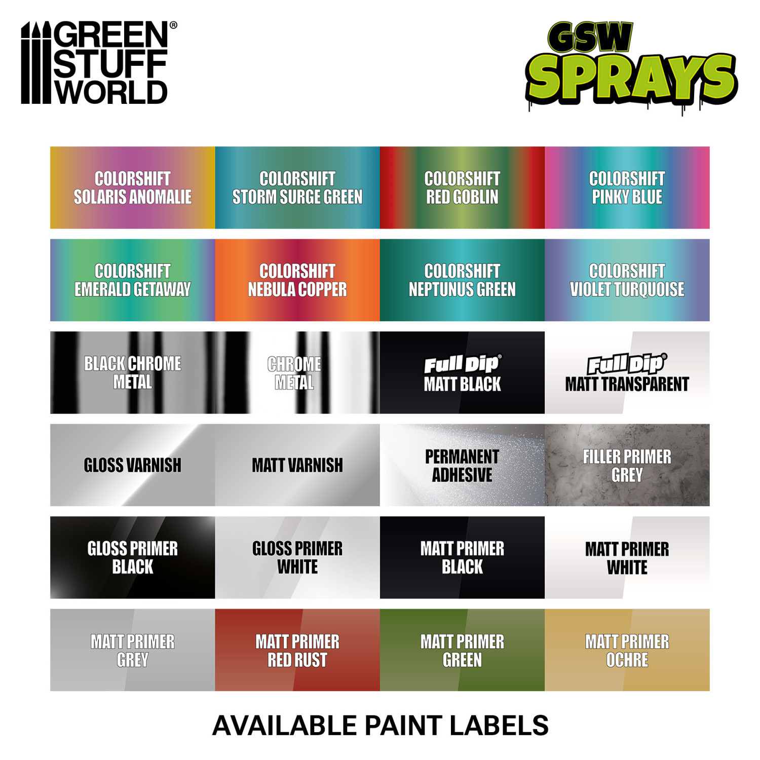Spray Primer Retail Display Stand - GSW