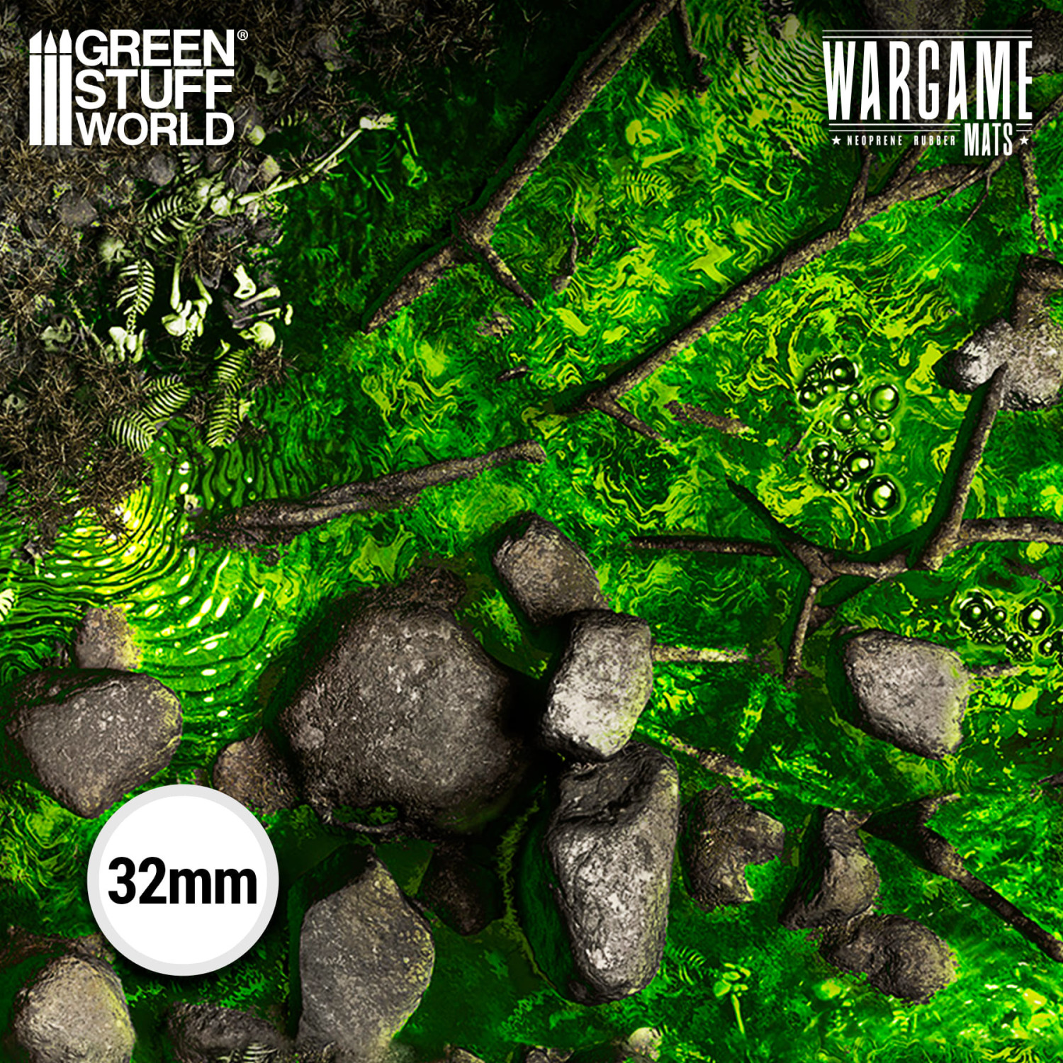 Neoprene Mat 4x6' Boneblight Marsh (120x180cm) - GSW