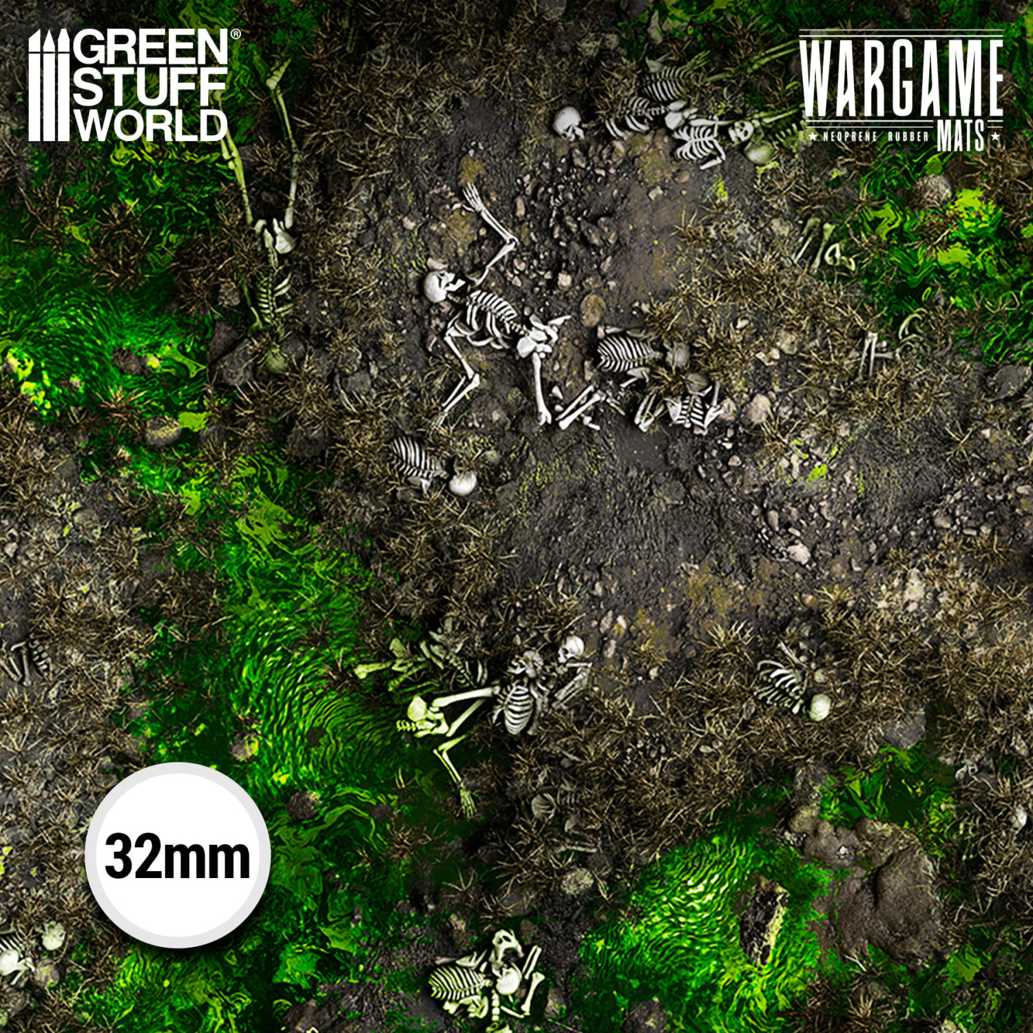 Neoprene Mat 4x6' Boneblight Marsh (120x180cm) - GSW