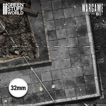 Neoprene Mat 44x60" Ground Zero District with deployment lines - GSW