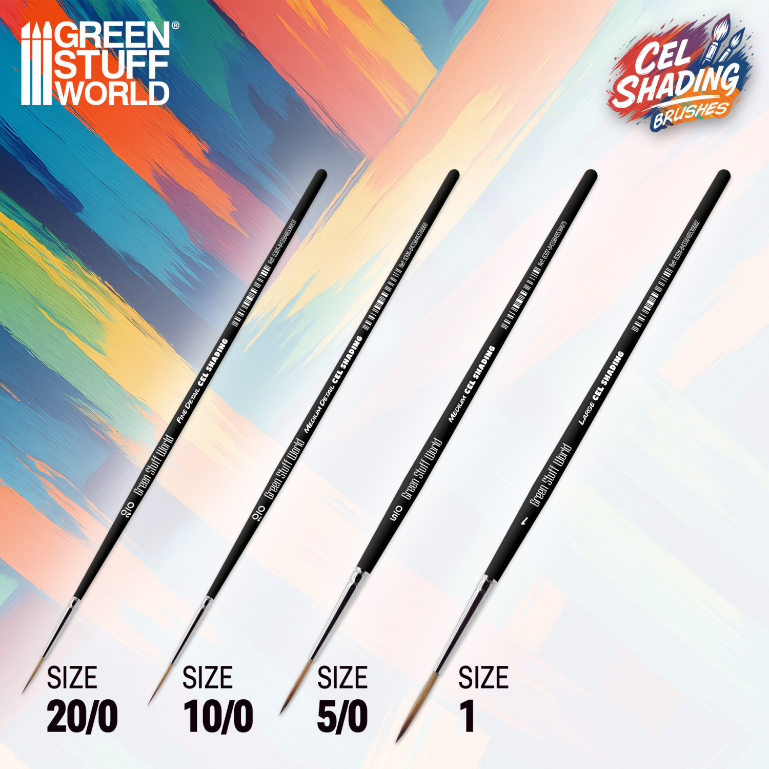 Synthetic Cel Shading Brush 10/0 - Medium Detail - GSW