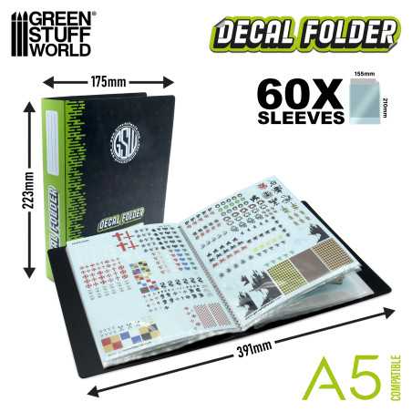 Decal folder A5 | Decal Storage Book - GSW