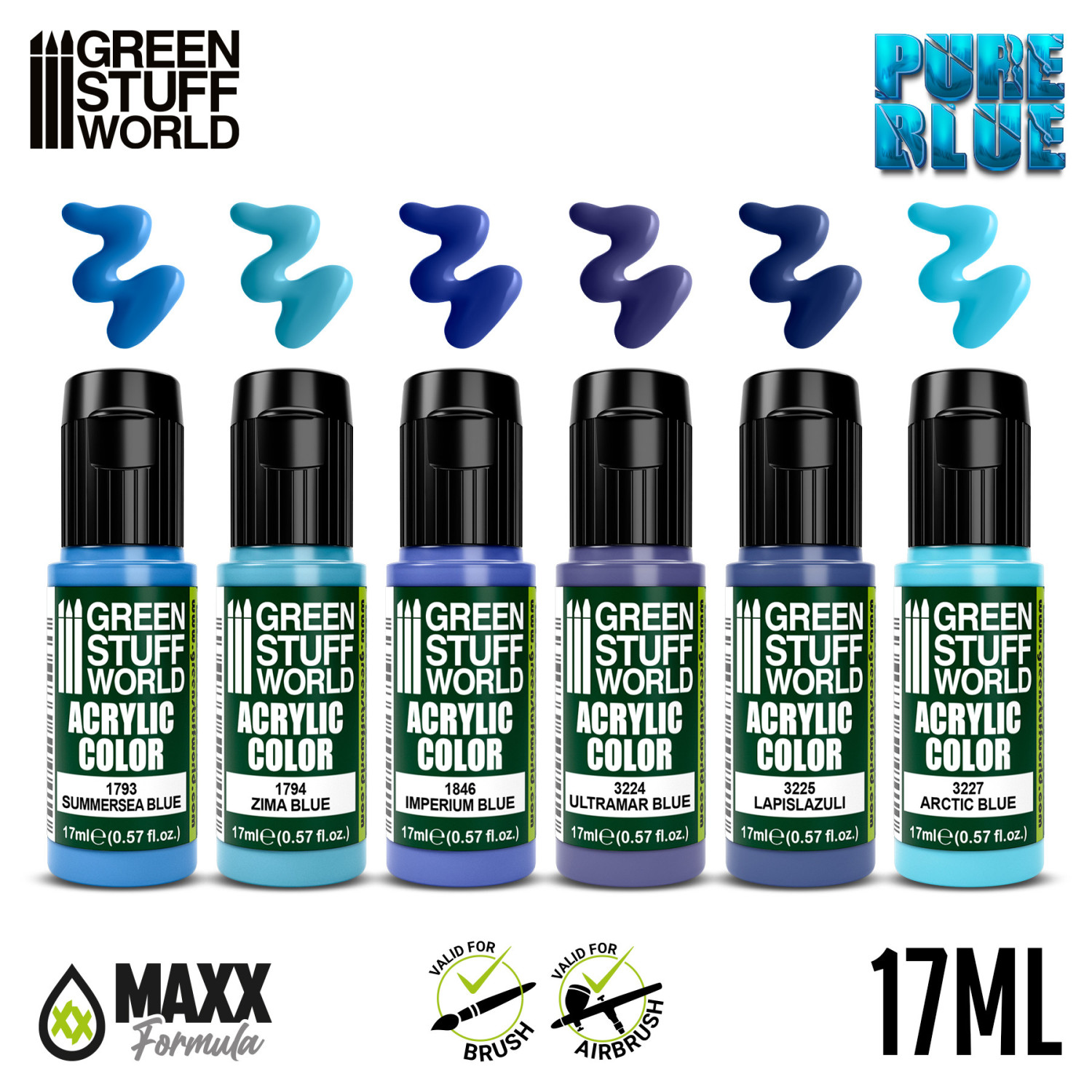 Paint Set - Pure Blue Colors | - GSW