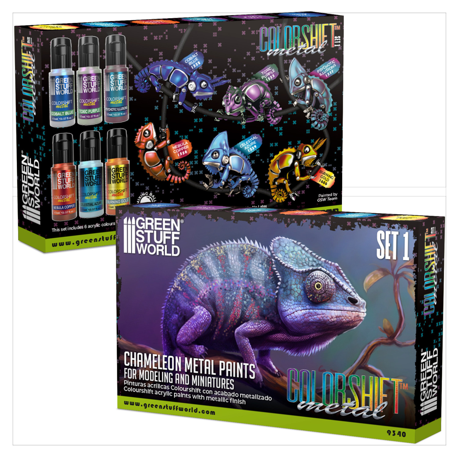Chameleon Acrylic Paint Set 1 | - GSW