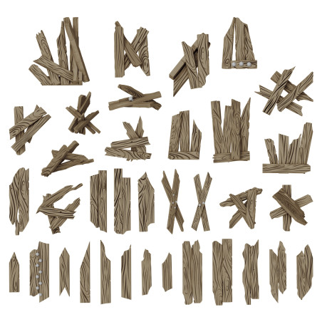Broken Wood Planks 1:48-1:35 | Trench Crusade compatibles - GSW