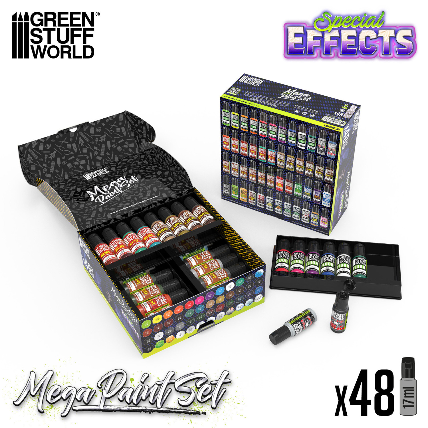 Spezialeffektfarbe Mega Set | Spezialeffekte Mega-Farbset - GSW