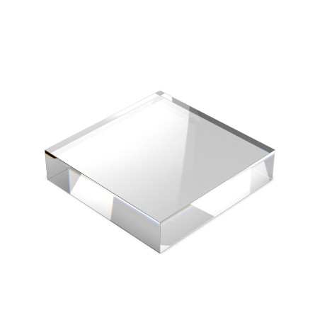Acrylic Display Block 100x100x15mm | Solid Acrylic Block - GSW