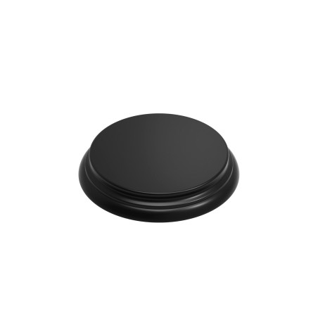 Base de Madera Redonda 10 cm Negra | Base redonda - GSW