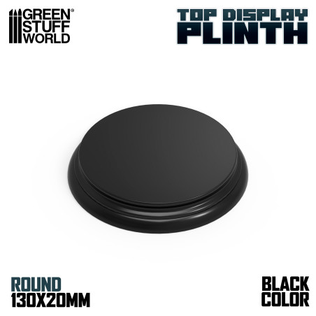 Round Top Display Plinth 130mm - GSW