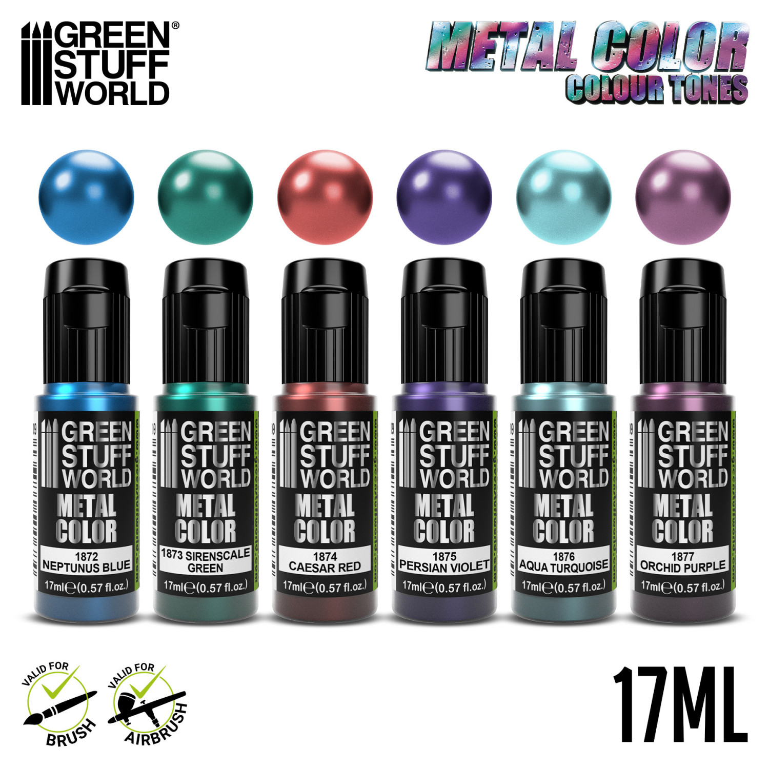 Metallic Paints Set - Colours - GSW