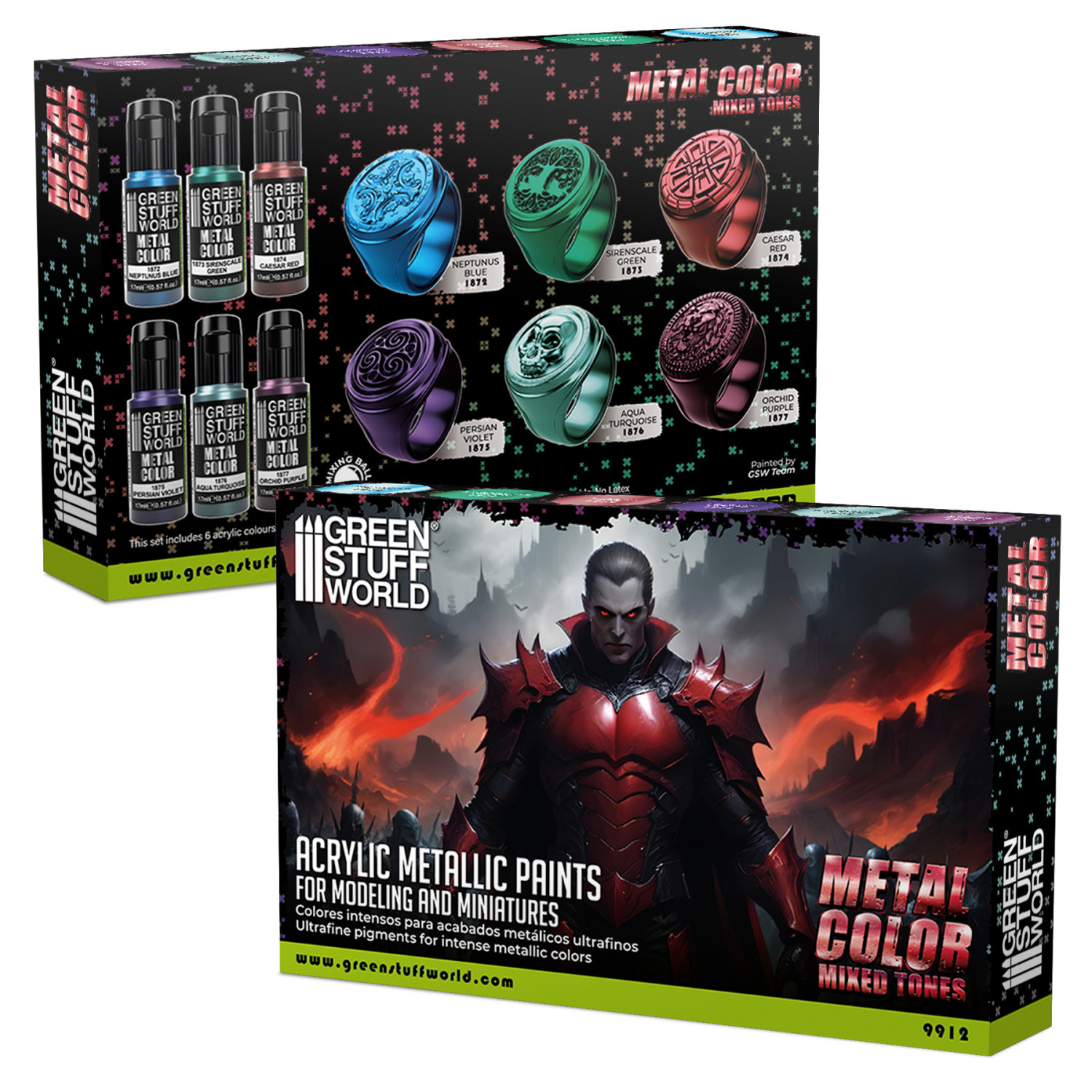Metallic Paints Set - Colours - GSW
