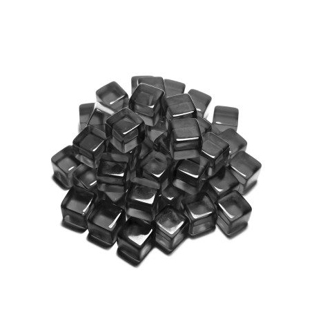 Gaming Tokens - Black Cubes 8mm - GSW