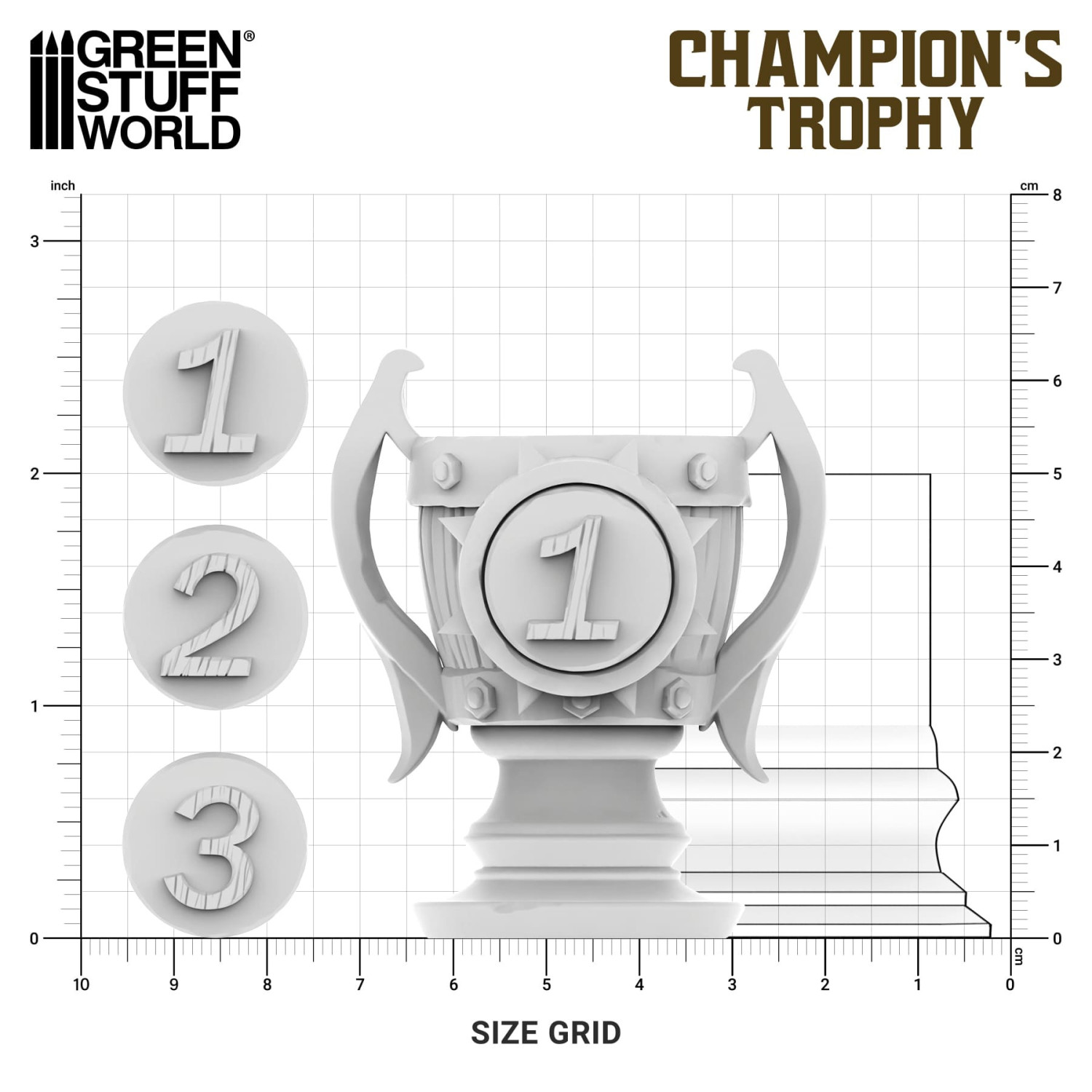 Champion Tournament Trophy | Wargame Trophy - GSW