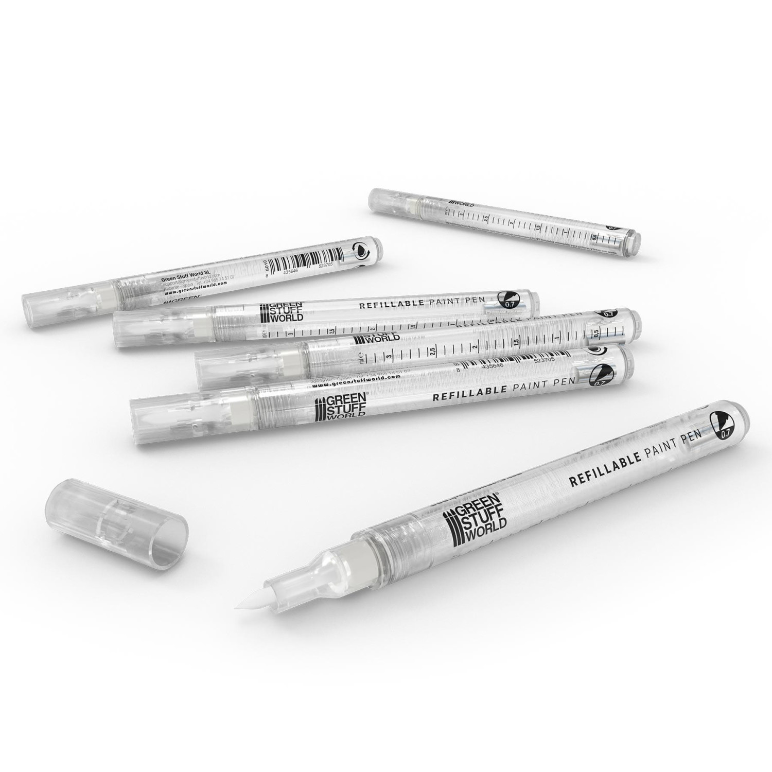 Refillable paint pen 0.7 (pack x6) - GSW
