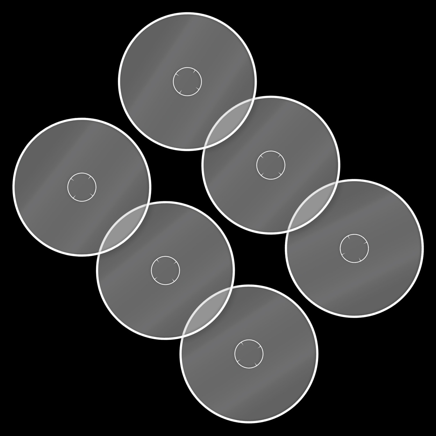 Basic Clear Objective Marker Wh40k compatible - GSW
