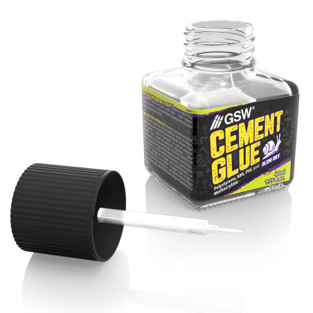 Colla per Plastica a Lenta Essiccazione 40ml | Colla per plastica lenta ...