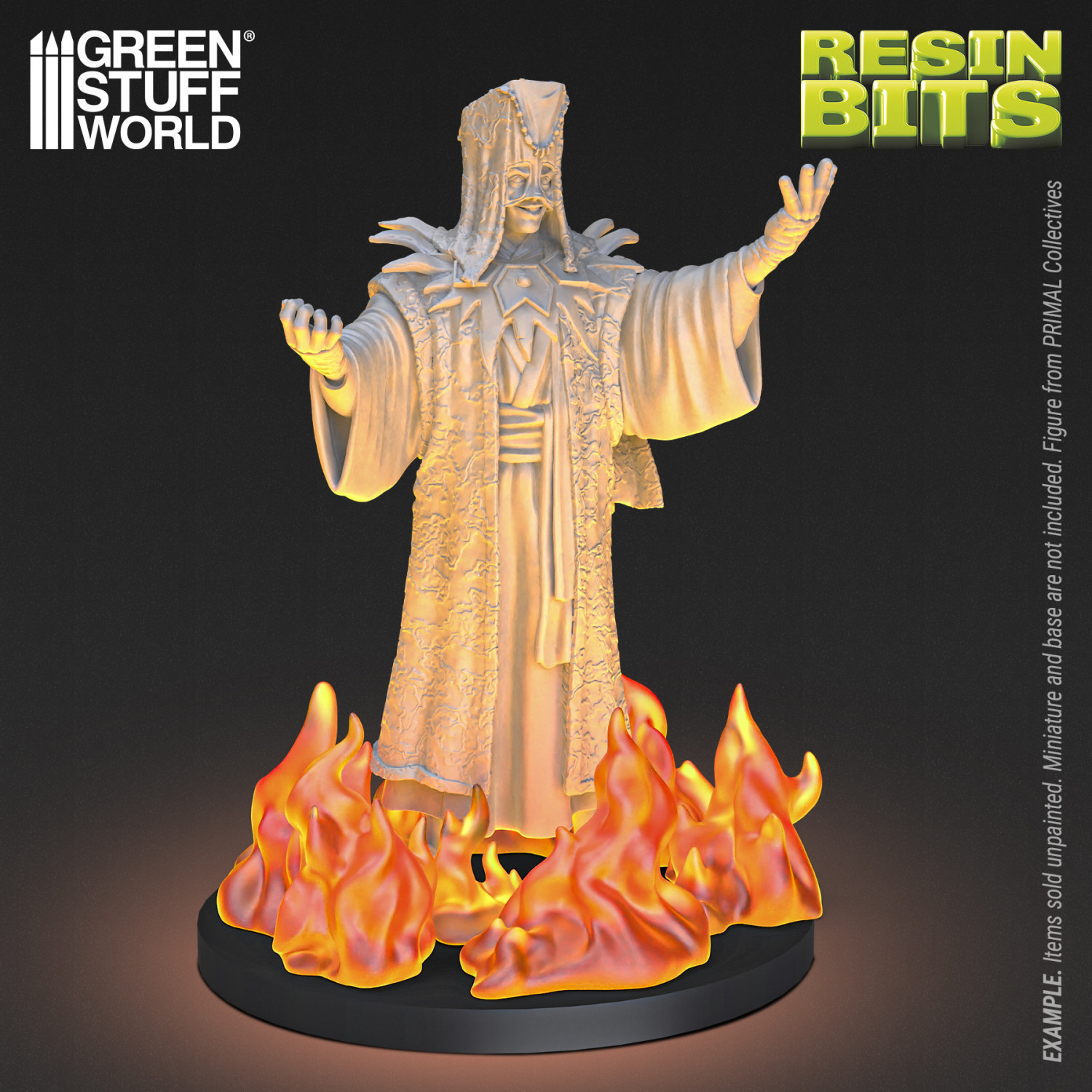 Large Fire Flames 1:48-1:35 | Resin fire effects - GSW