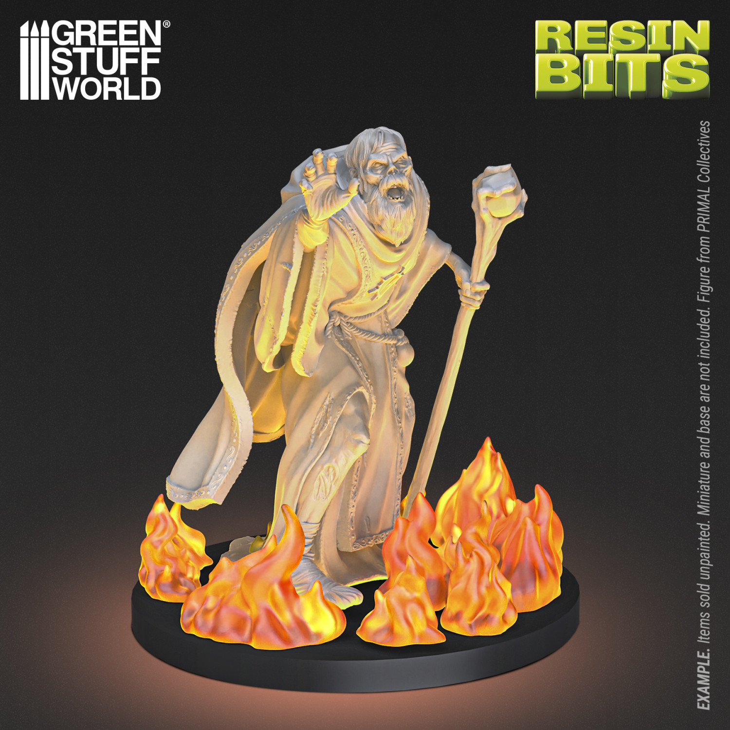 Small Fire Flames 1:48-1:35 | Resin fire effects - GSW
