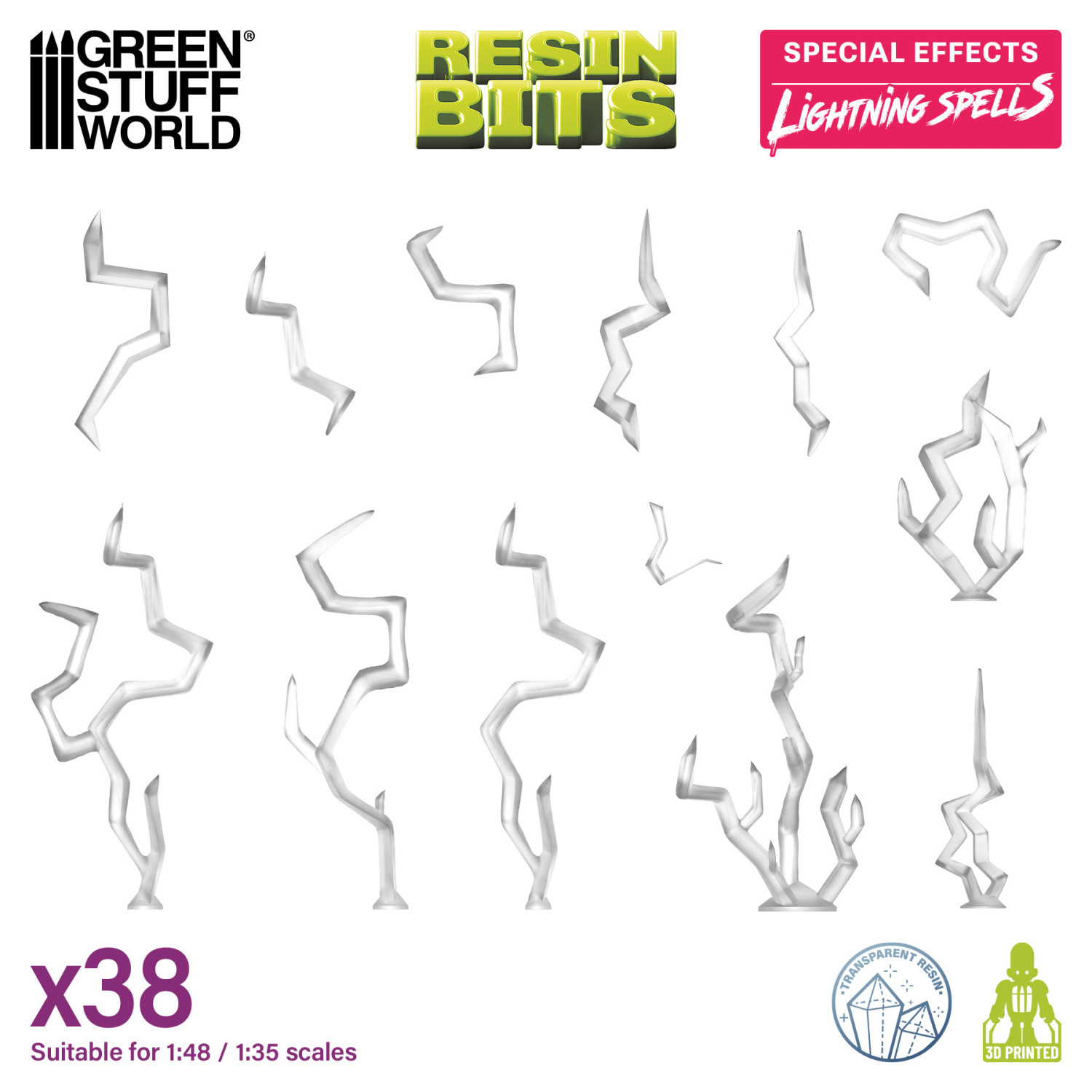 Lightning Spells 1:48-1:35 | Resin magical spell - GSW
