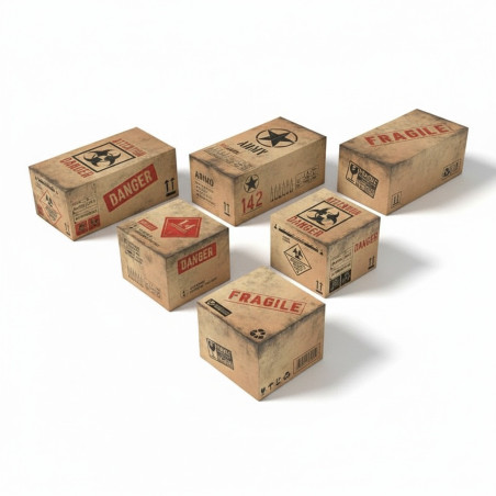 Miniature Printed Boxes - Large - GSW