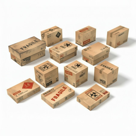Miniature Printed Boxes - Small - GSW
