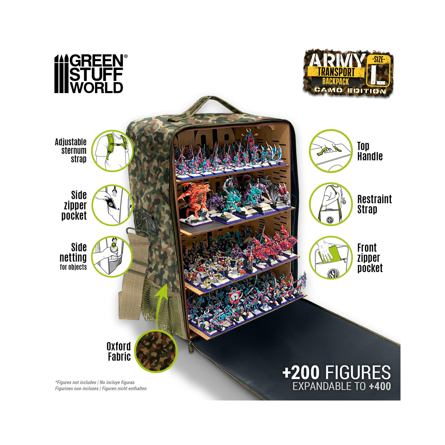 Army Transport backpack - Camouflage Edition | Warhammer backpack - GSW
