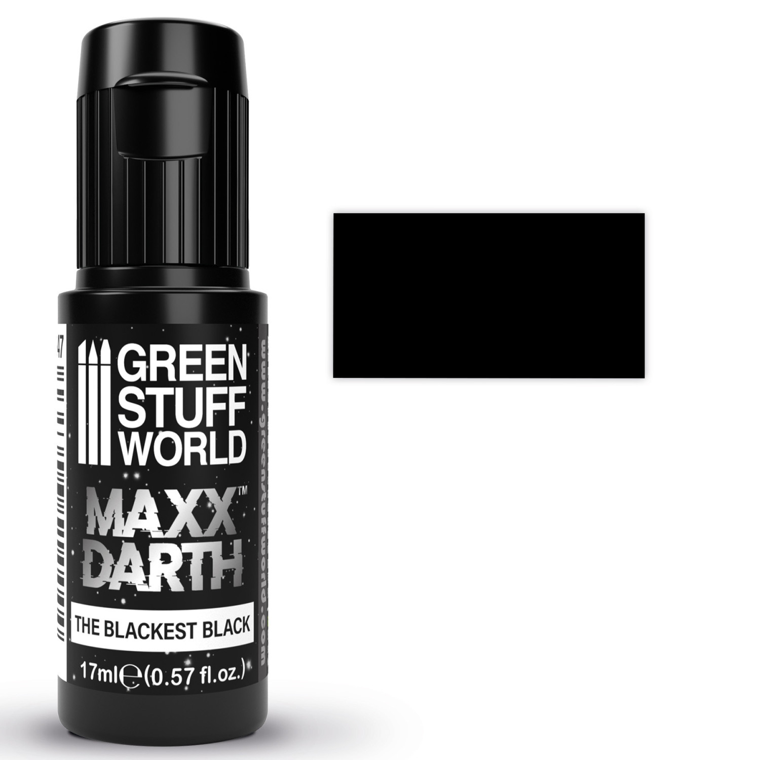 Pintura Maxx Darth - 17 ml | Pintura Ultra Negra - GSW