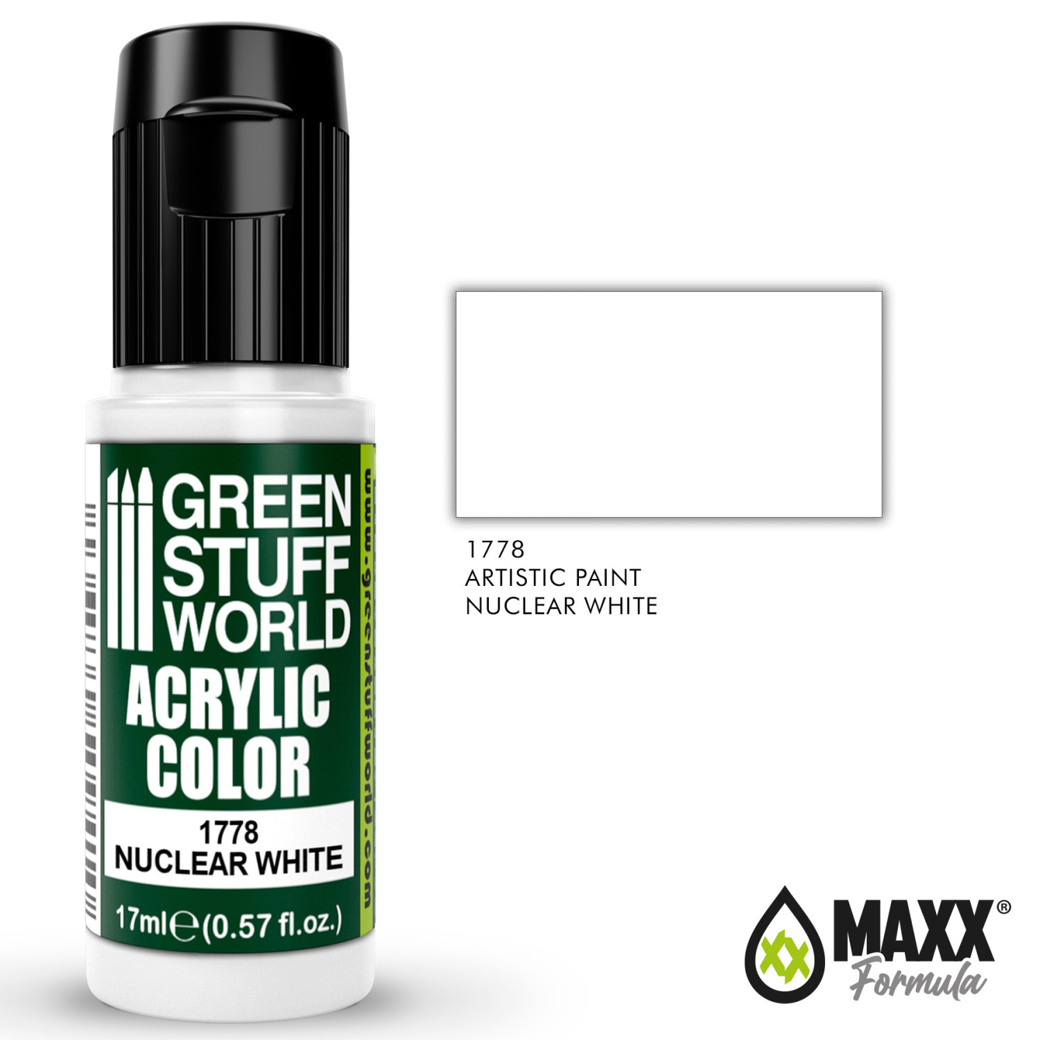Acrylic white paint Nuclear White | White paint - GSW