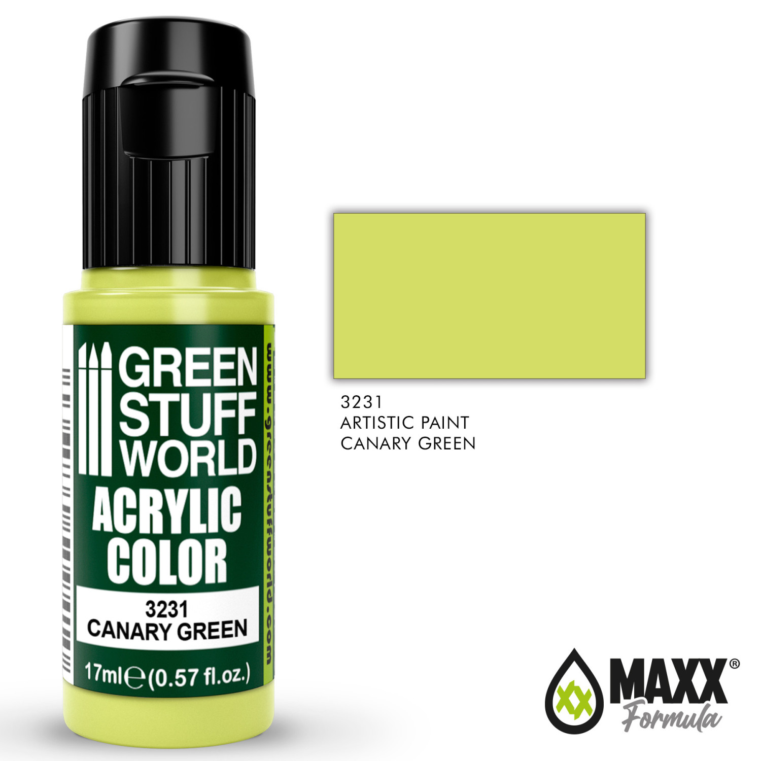 Buy Acrylic Color CANARY GREEN - GSW