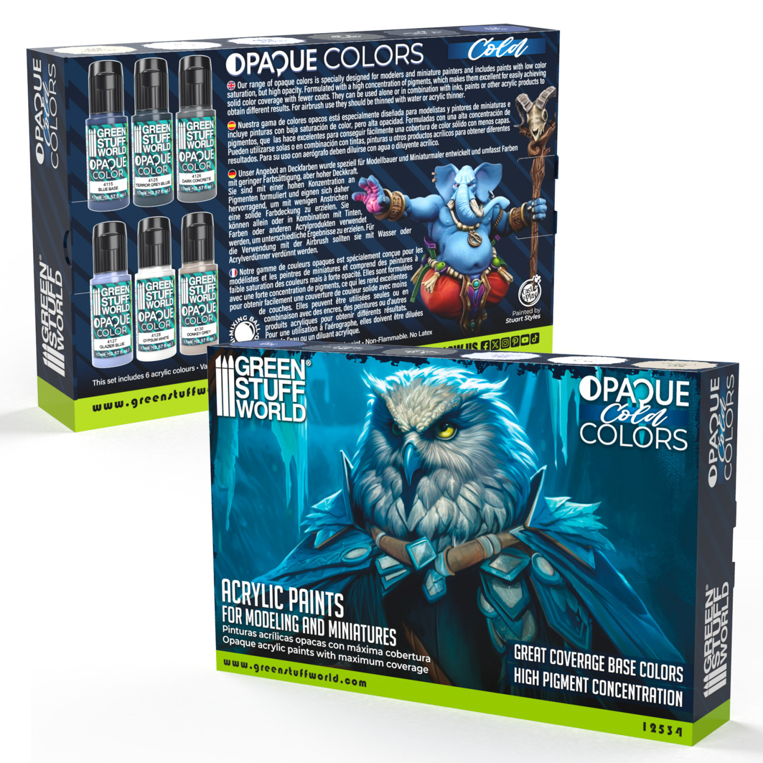 Opaque Paint Set - Cold Colours - GSW