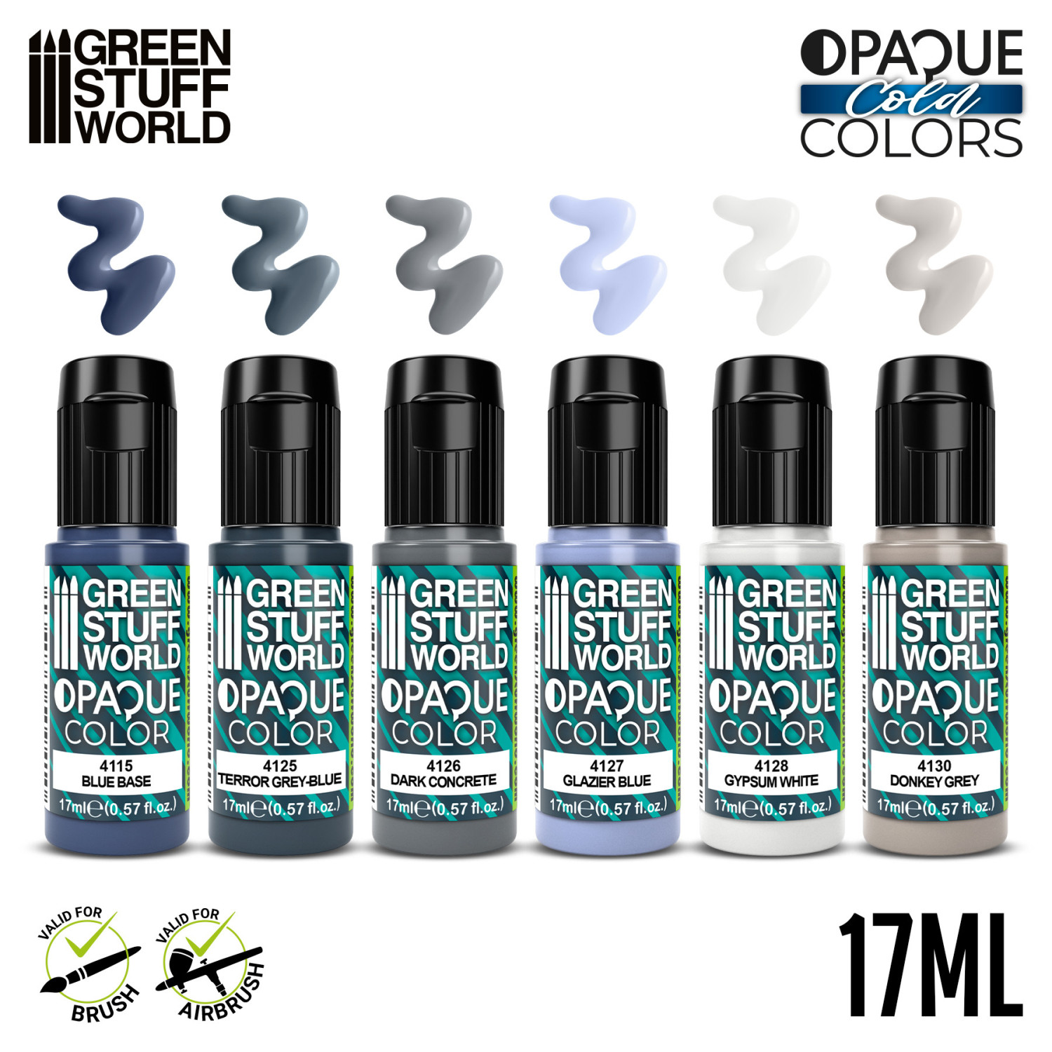 Opaque Paint Set - Cold Colours - GSW