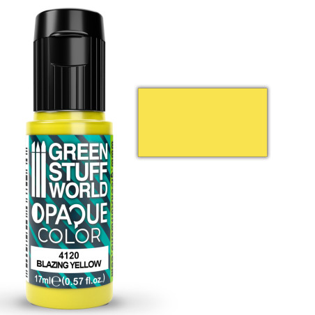 Acrylic Opaque Colors - Blazing Yellow | - GSW