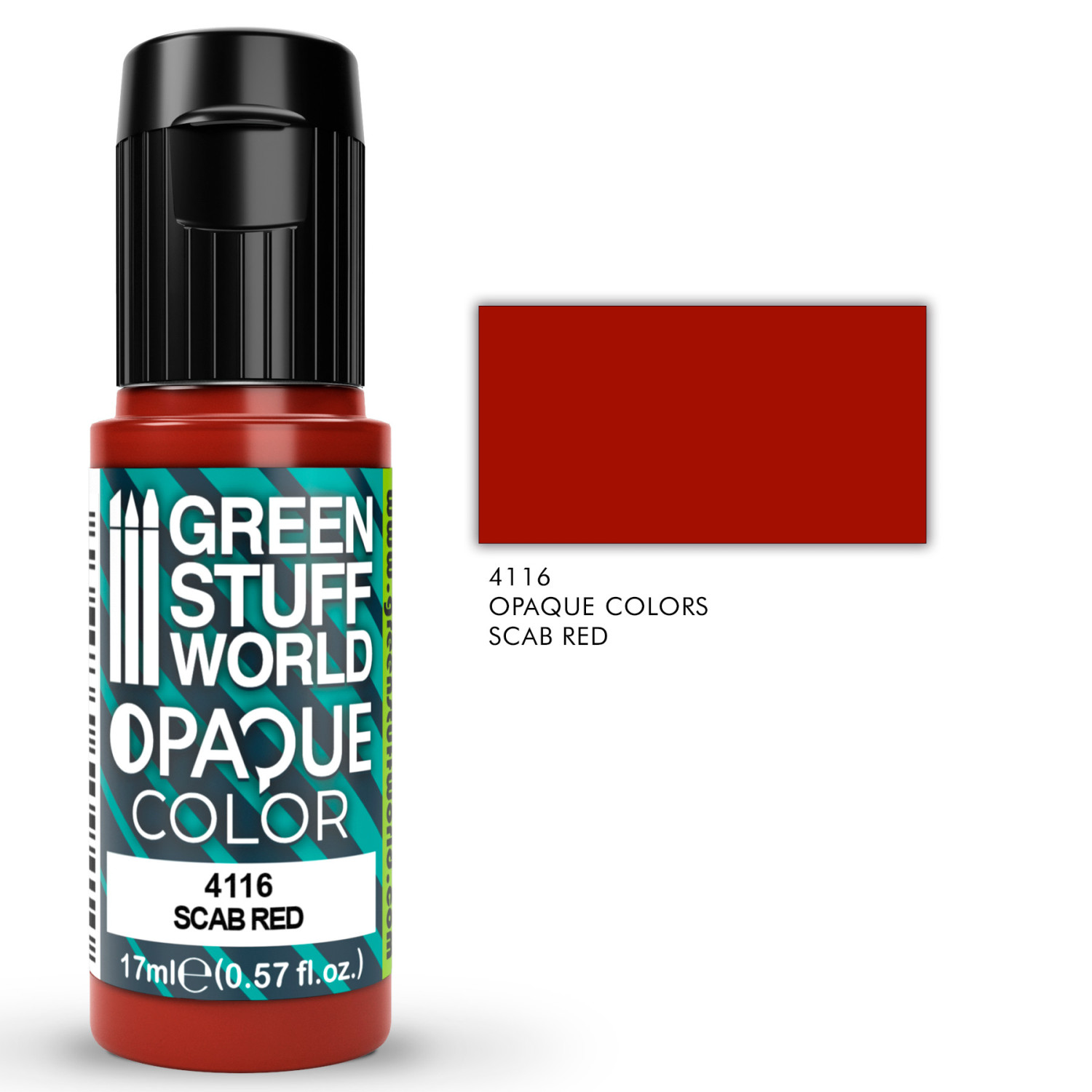 Acrylic Opaque Colors - Scab Red | - GSW