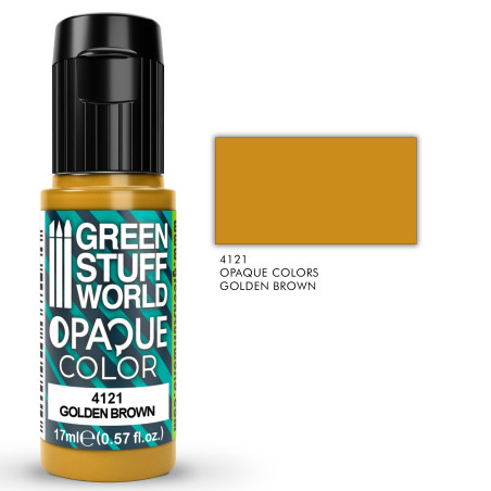 Acrylic Opaque Colors - Golden Brown | - GSW