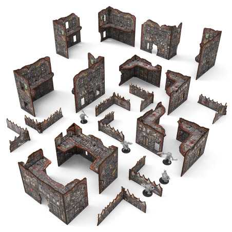 Pre-Painted Foldable Matched Play terrain pack - Orks - GSW