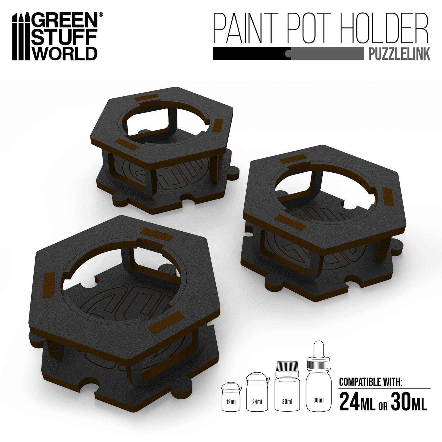 Paint Pot Holder compatible with citadel paints and model paints - GSW