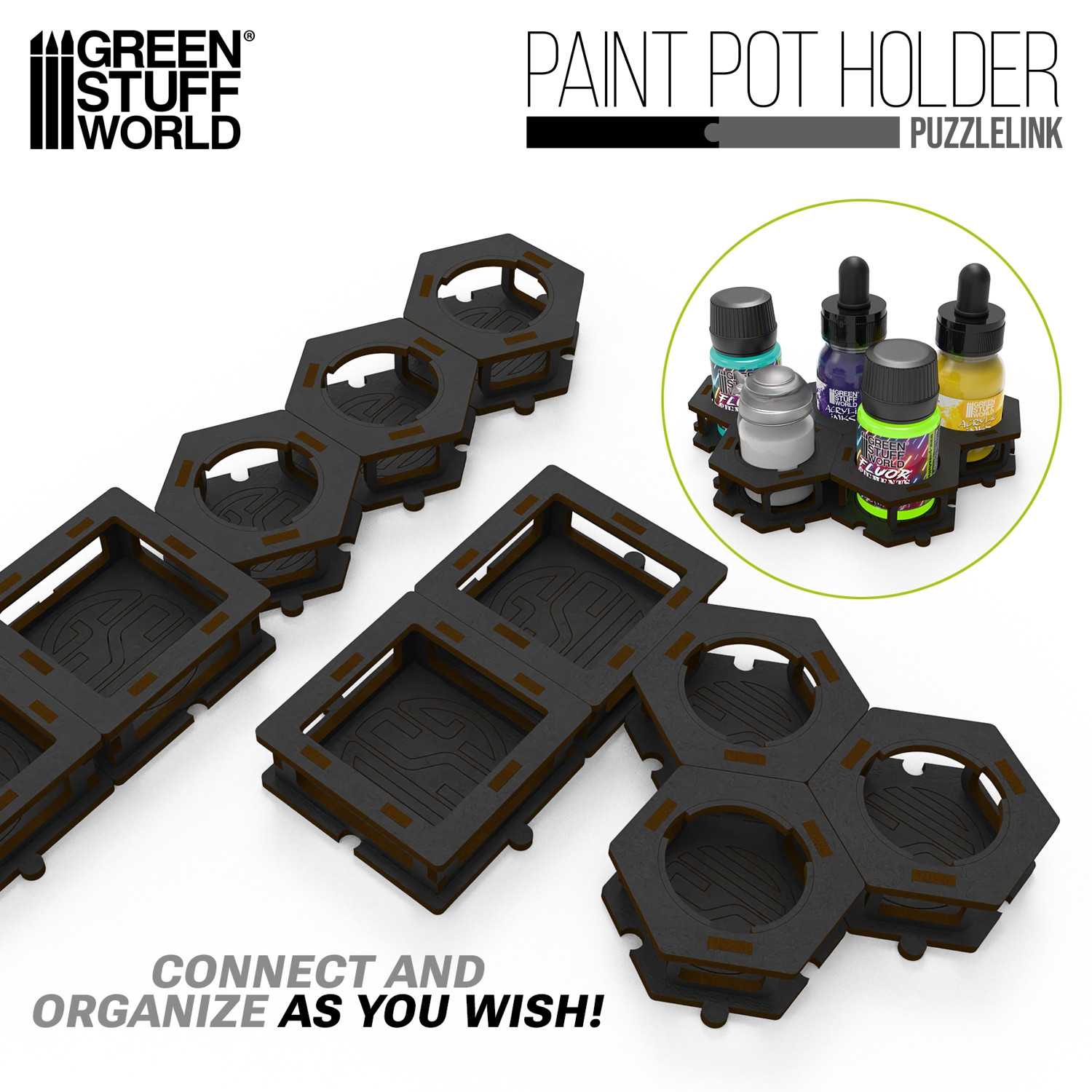 Paint Pot Holder compatible with citadel paints and model paints - GSW