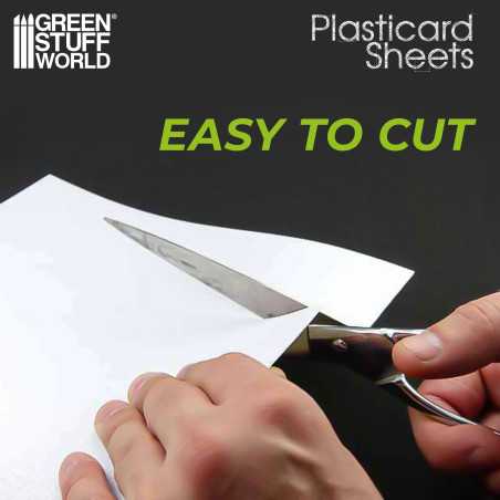 Styrene sheets 0.5mm | Styrene plastic Pack x5 - GSW
