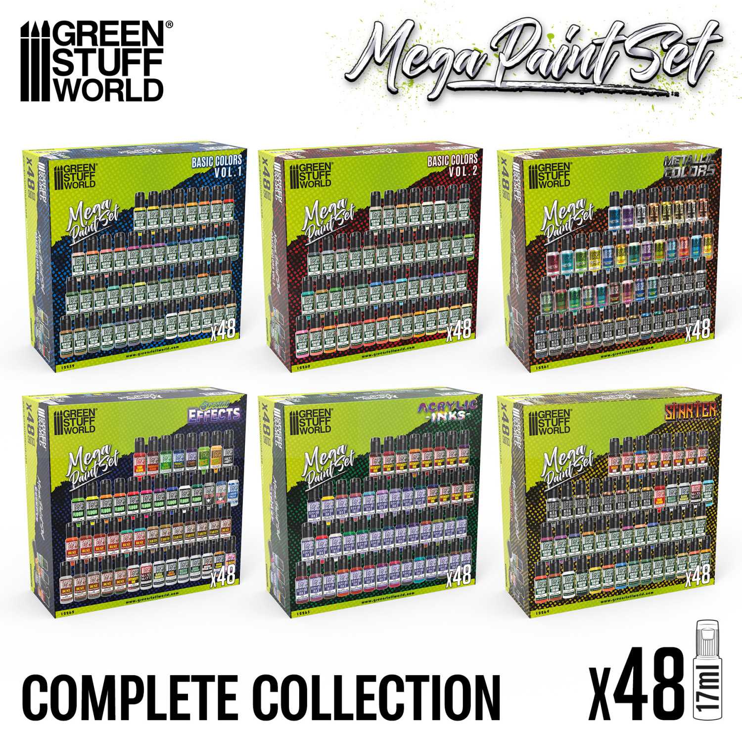 Mega Paint Set - Basics Vol. 1 | Starter Mega Paint Set - GSW