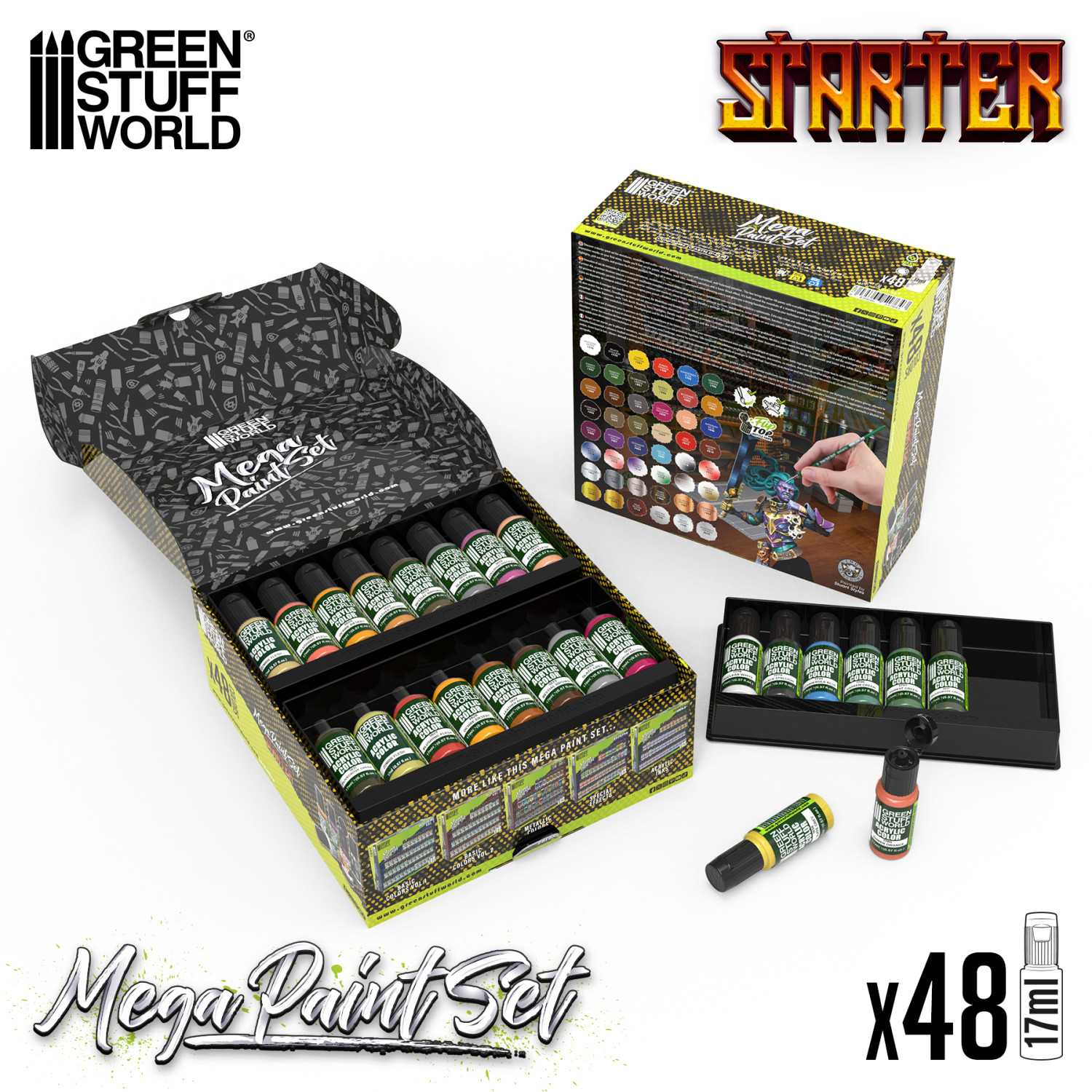 Miniature painting starter kit | Starter Mega Paint Set - GSW