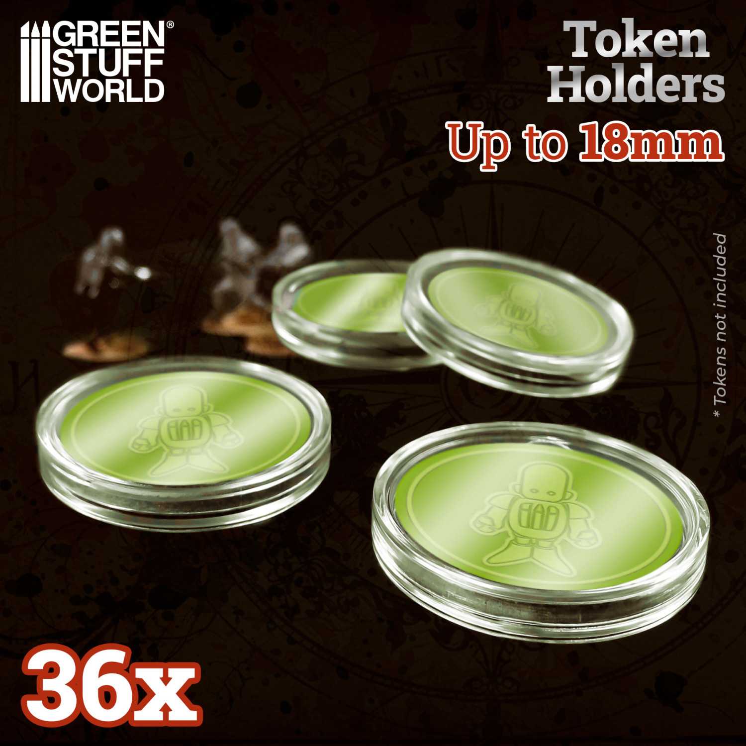 Token Holders 18mm for board games - GSW