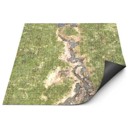 Dungeon Neoprene Mat with 1-inch grid Duskriver Meadows 120x120cm - GSW