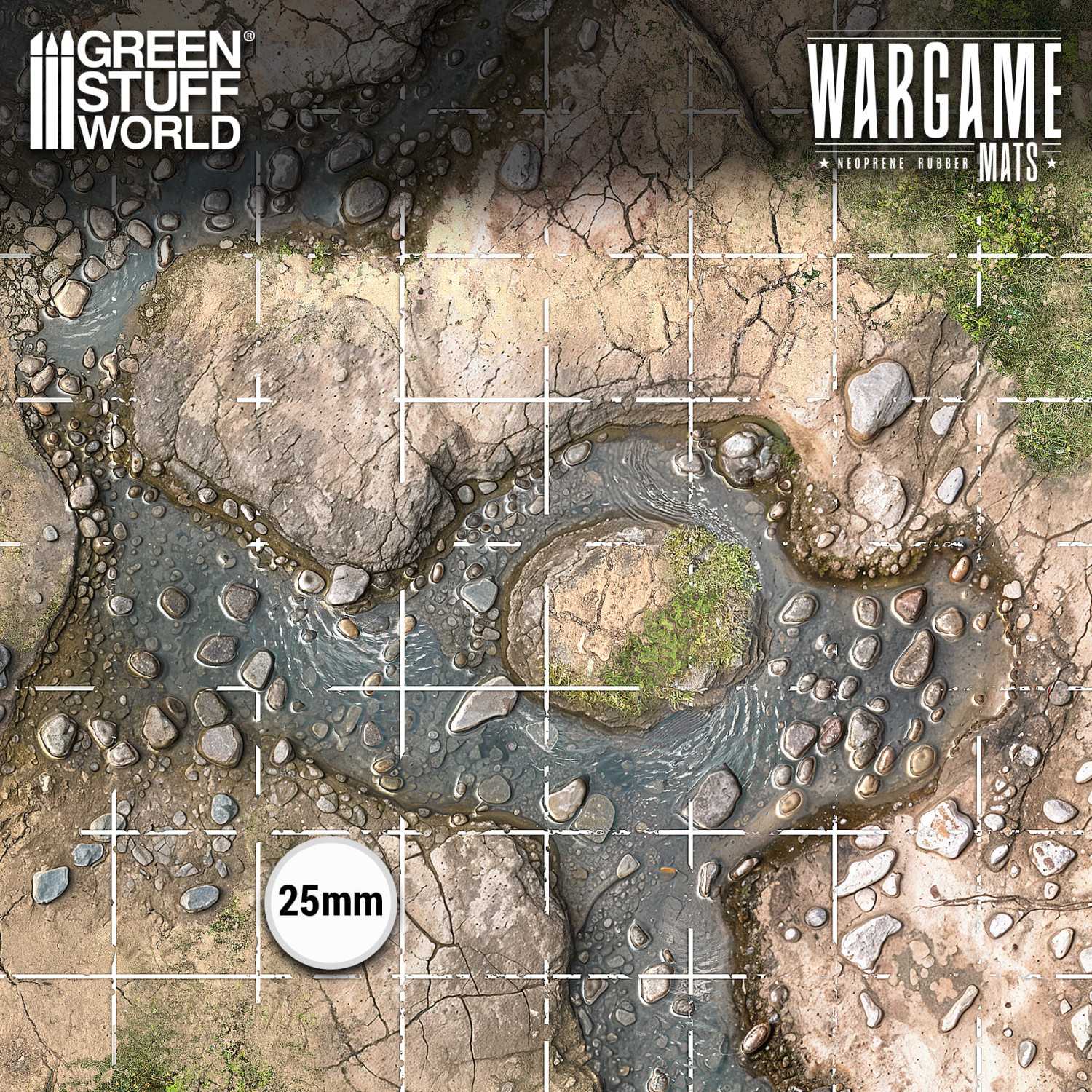 Dungeon Neoprene Mat with 1-inch grid Duskriver Meadows 120x120cm - GSW