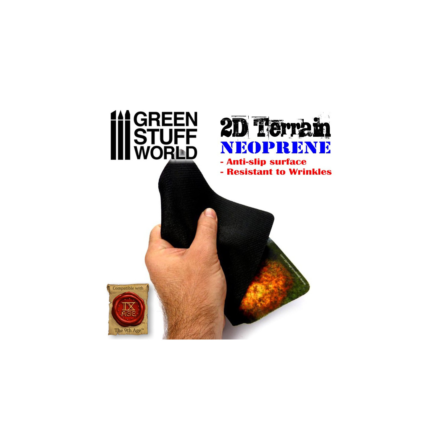 2D Neoprene Terrain - Forest with 6 trees | - GSW