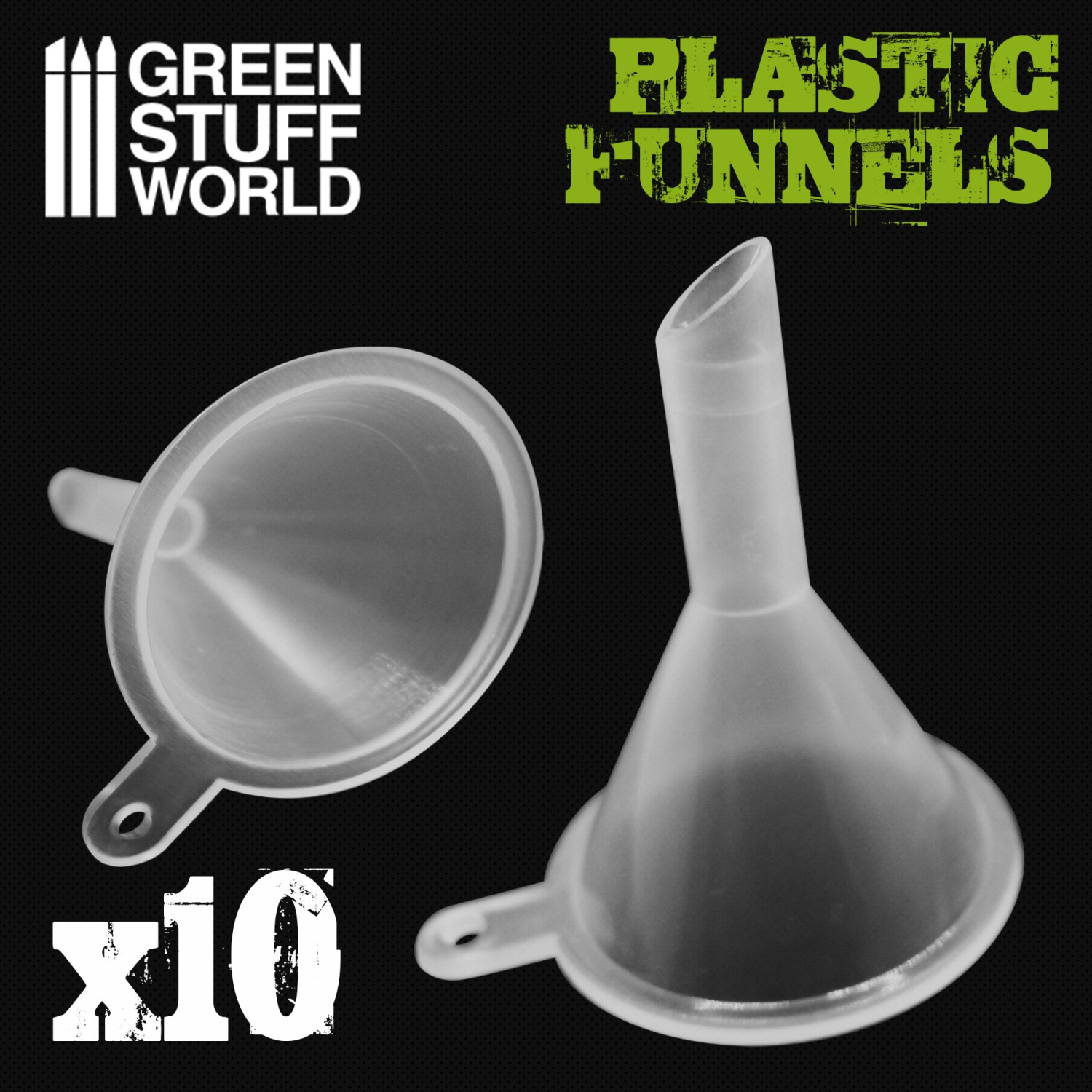 Plastic funnels | Small Plastic funnels - GSW