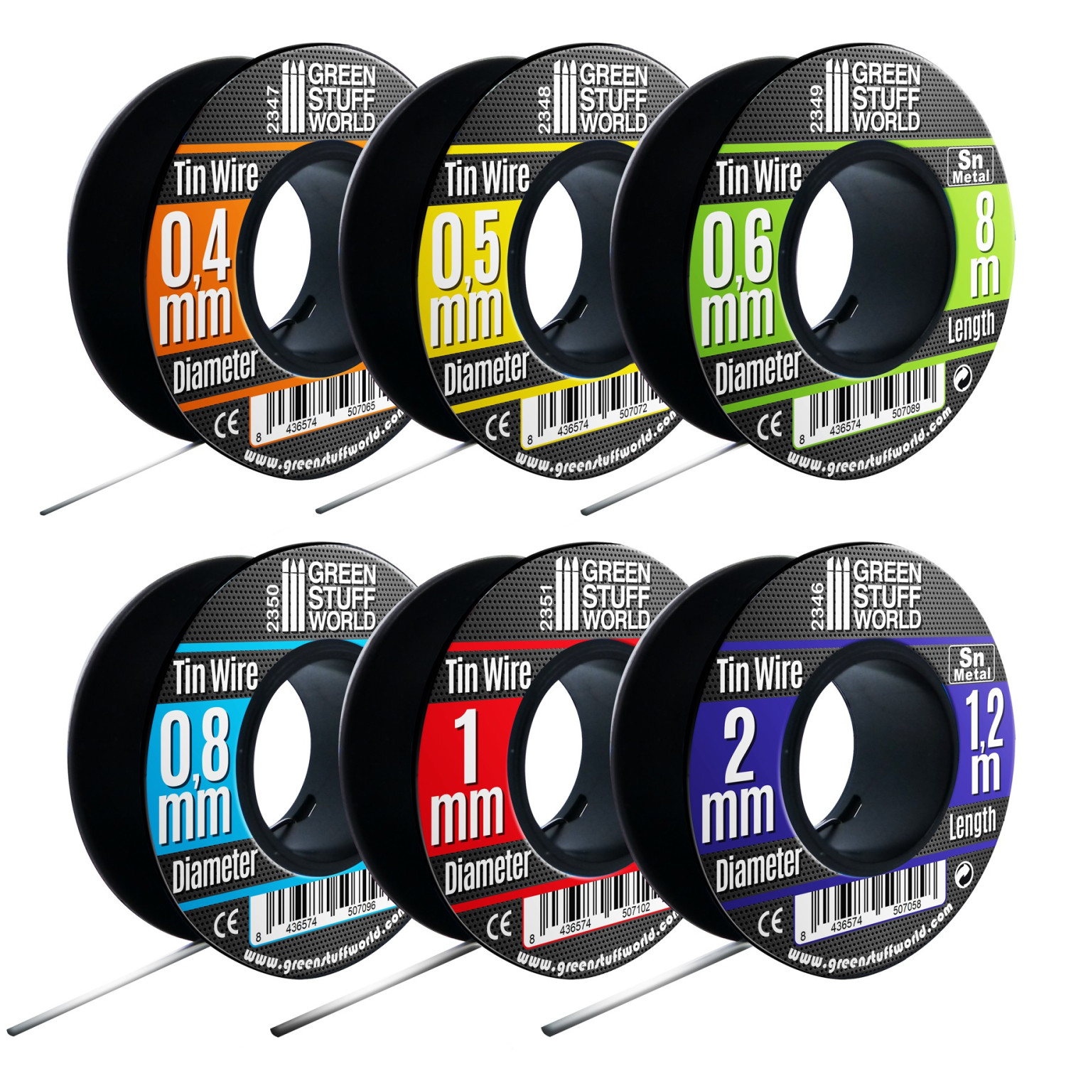 Flexible tin wire roll 2mm | Scale models and dioramas - GSW