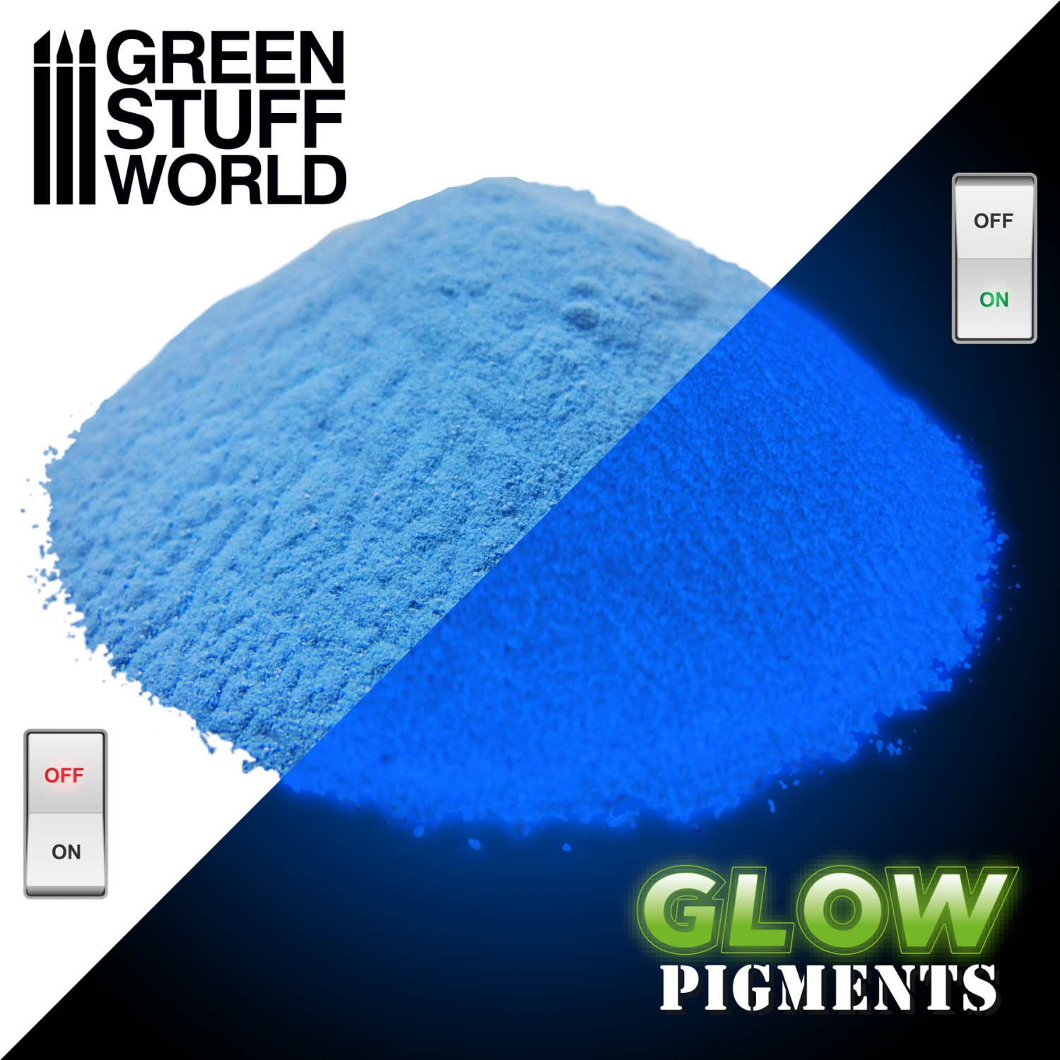 Glow in the Dark - SPACE BLUE | Luminous paint - GSW