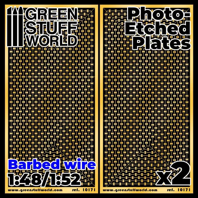 Photo-etched Plates - Barbed Wire | - GSW