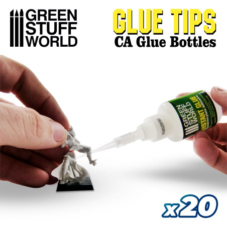 Precision tips for Super Glue Bottles | Glue tips - GSW